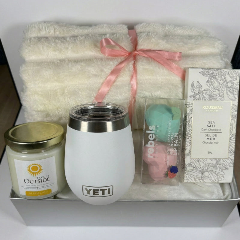 Cozy White Gift Box – Take It Outside