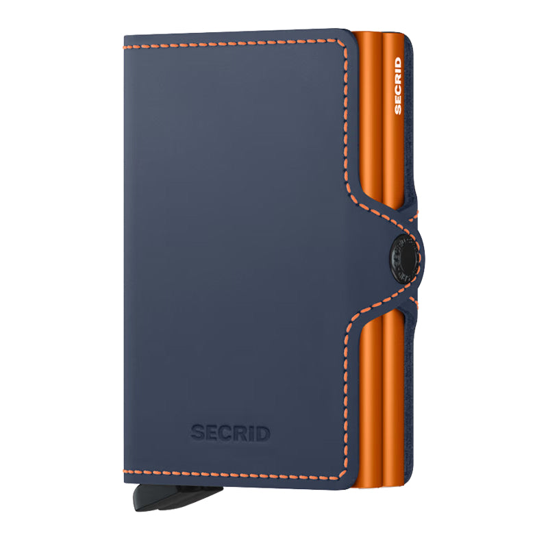 Secrid Twinwallet Matte Night Blue & Orange – Take It Outside